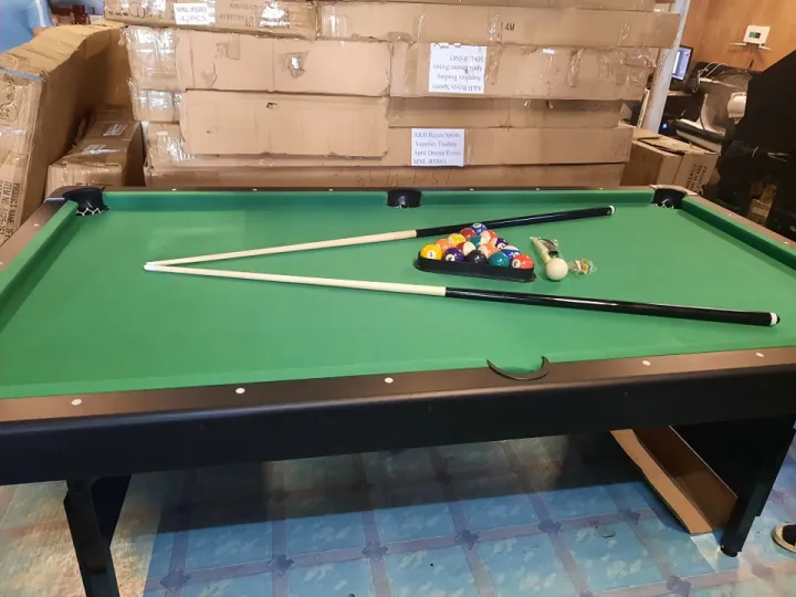 4x7 ft IMPORTED BILLIARD TABLE FOLDABLE WITH COMPLETE ACCESSORIES ...