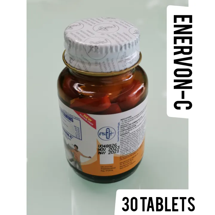 Enervon-C | 30 Film-coated Tablets 500mg | Lazada PH