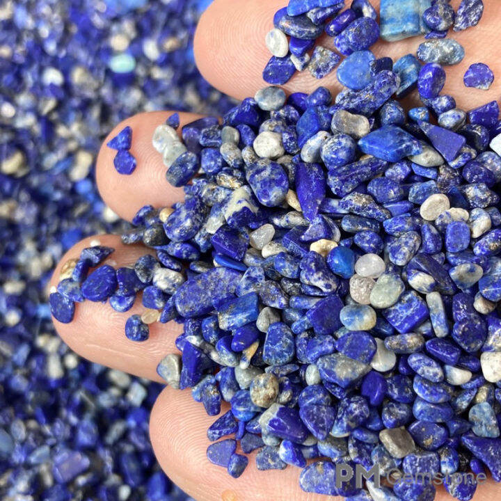 LP01 ลาพิส ลาซูลี ( Lapis lazuli ) ขนาดเล็ก ขัดเงา ขนาด 1-3 มิล คริสตัล ...