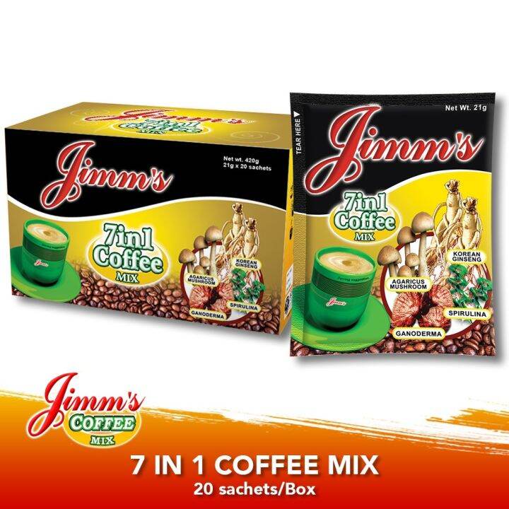 Jimm's Coffee Mix 7 in 1 Coffee by 20s | Lazada PH