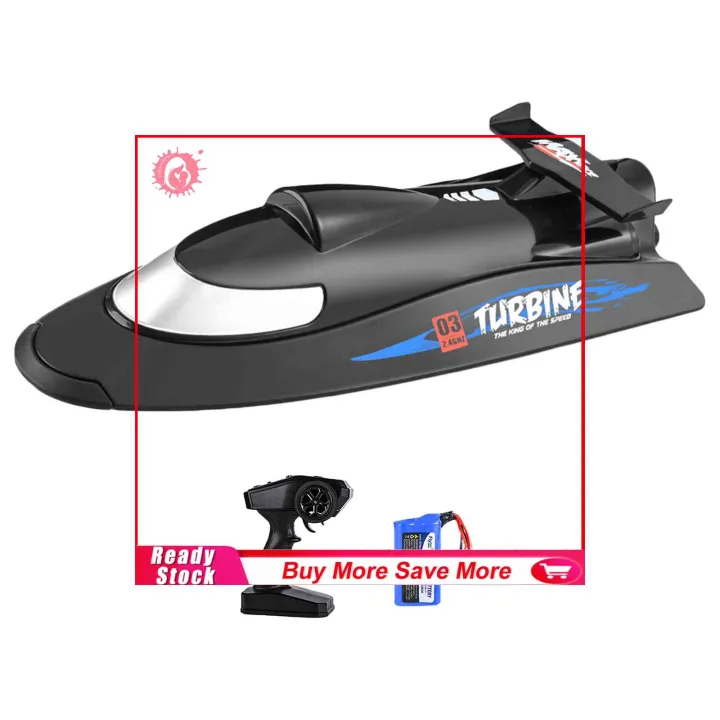 2.4G RC High Speed Racing Boat 30 Km/h Waterproof Speedboat Model ...