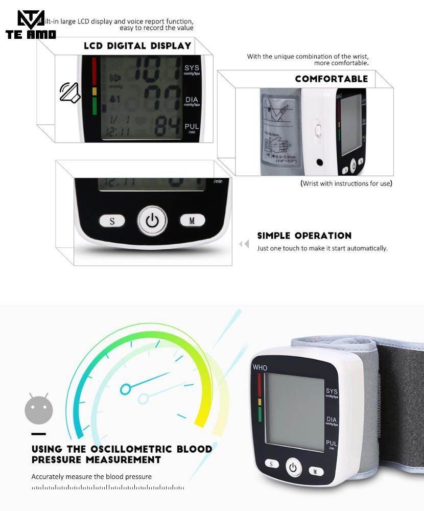TM,TE AMO Omron CK-W355เครื่องวัดความดัน Automatic blood pressure monitor แบบตั้ง แบบพกพาแม่นยำ ...