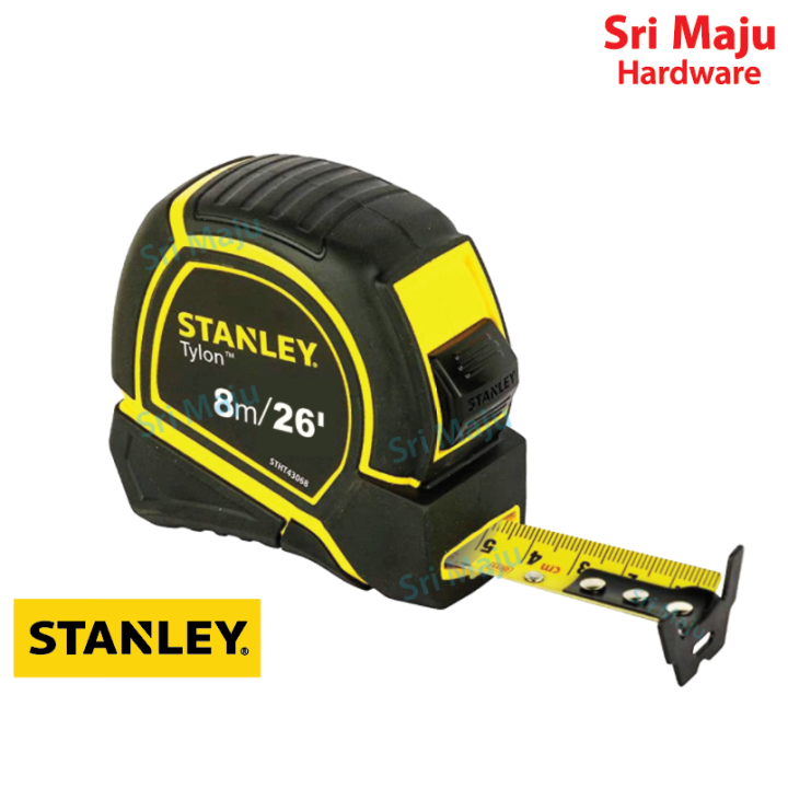 MAJU Stanley 36195 Measure Tape 8M 26ft Tylon Tough Measuring Roll Tape ...
