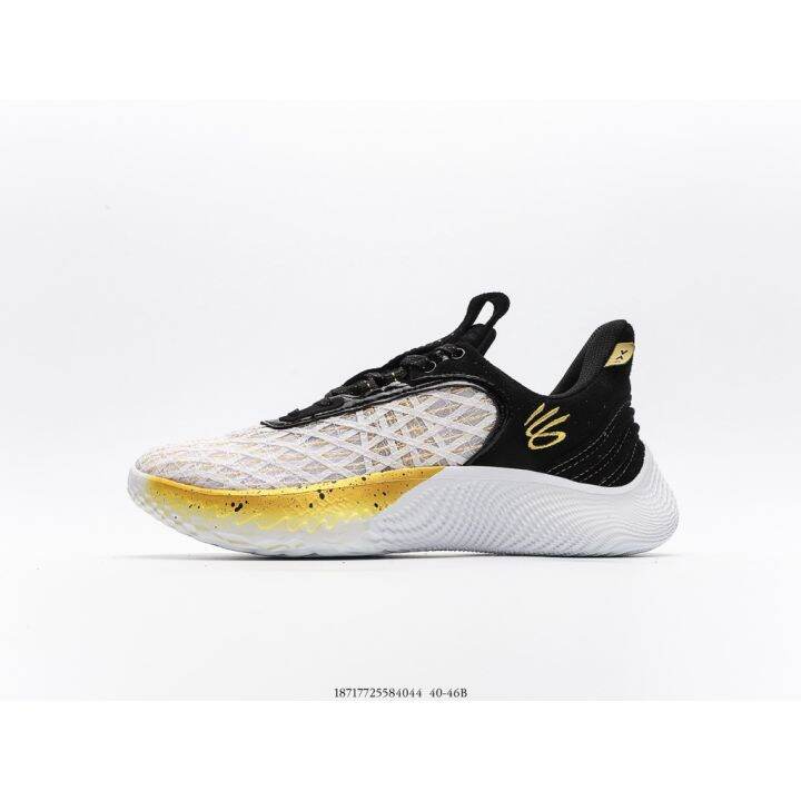 【Original Best Quality】 Curry Flow 9 Mens Basketball Shoes White/black ...