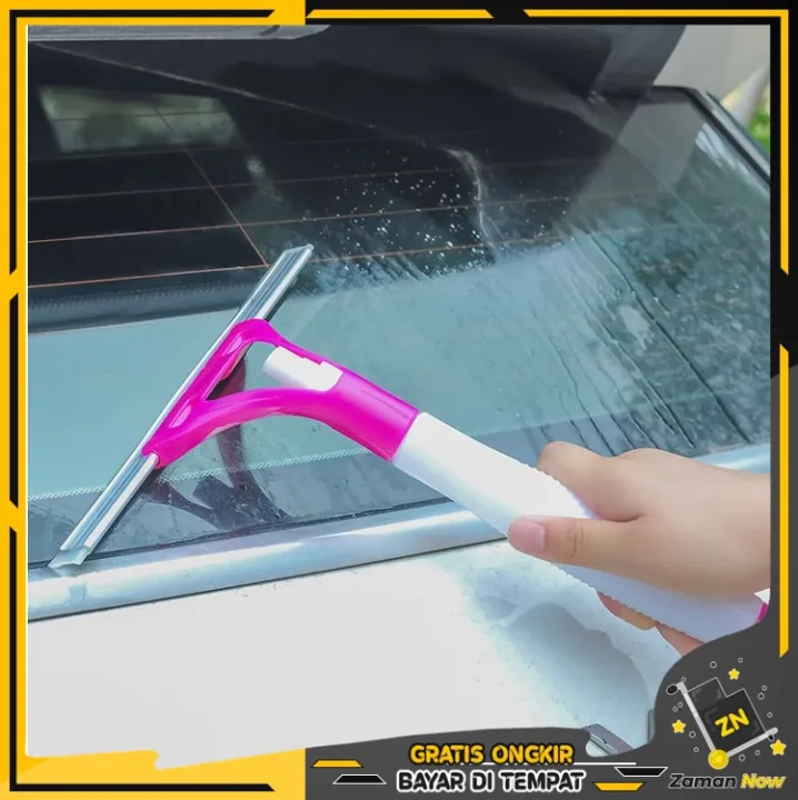 Zaman Now - Wiper Pembersih Kaca Jendela Semprotan Air 2 in 1 / Wiper ...