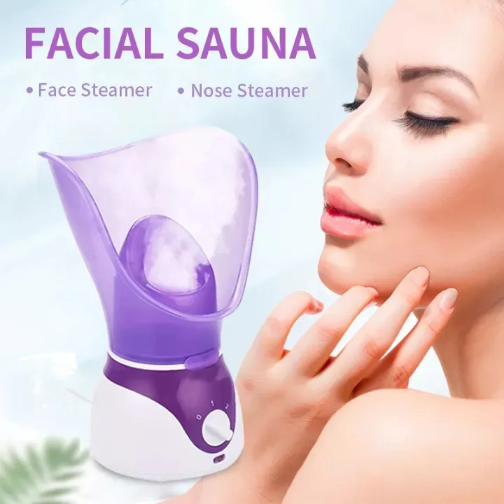 Nano Ionic Facial Steamer Hot Mist Face Home Sauna SPA Humidifier ...