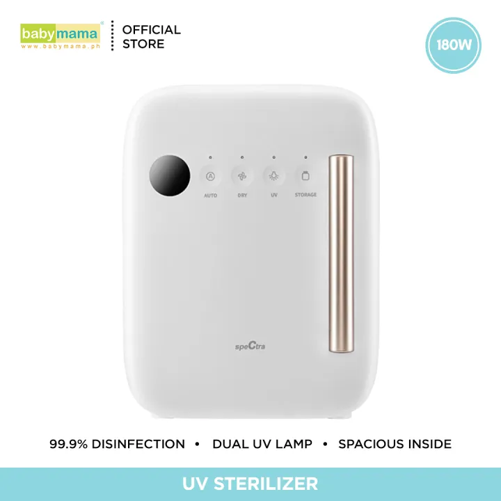 Babymama - Spectra - Dual Lamp UV Sterilizer - Classy White | Lazada PH
