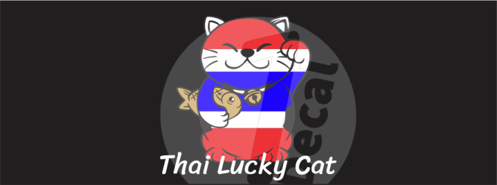 THAI LUCKY CAT STICKER DECAL | Lazada PH