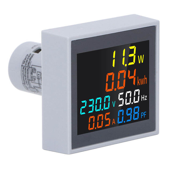 Multifunction Digital Meter, AC Current Voltage 6 in 1 Digital Energy ...