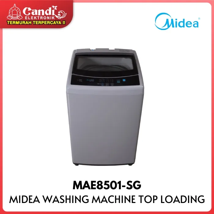 MIDEA Mesin Cuci Bukaan Atas Kapasitas 8.5 Kg MAE8501-SG | Lazada Indonesia