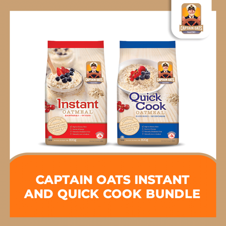 Captain Oats Instant and Quick Cook Bundle | Lazada PH