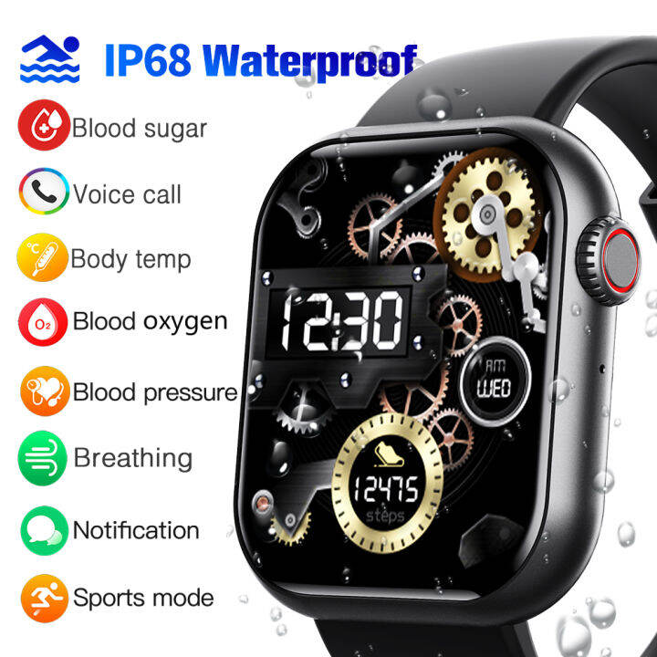 F57 Đồng hồ thông minh đường đường huyết nhiệt độ cơ thể Nhịp Tim Huyết ...