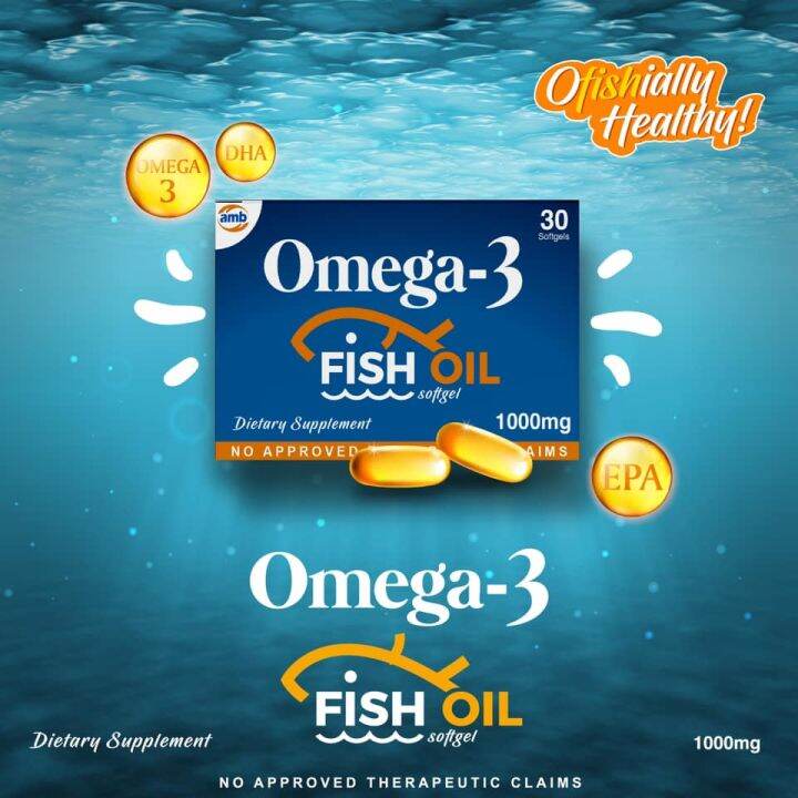 FISH OIL 30's softgel 1000mg | Lazada PH