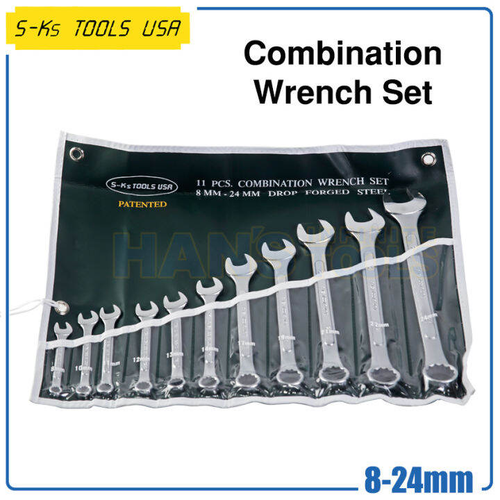 S-Ks 8-24mm Combination Wrench Set | Lazada PH