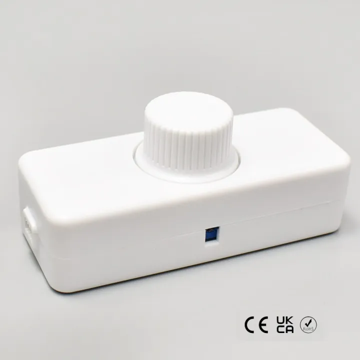 UK Movable Triac Cord Dimmer Trailing Edge Rotary Switch Turn Off For ...
