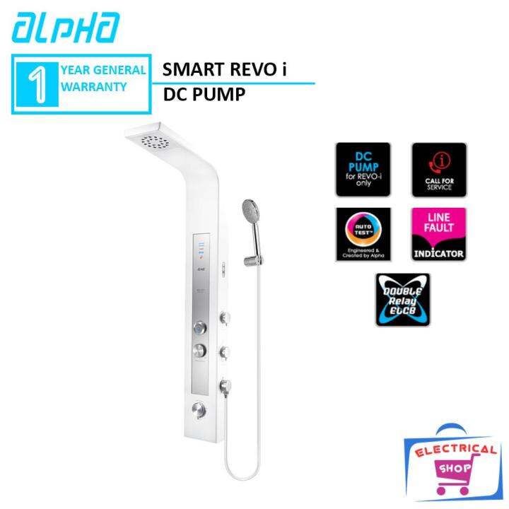 Alpha Water Heater Smart Revo i DC Pump Water Heater ( White ) | Lazada
