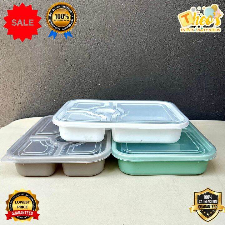 #113 114 Big Bento Box with 4 Compartment | Lazada PH