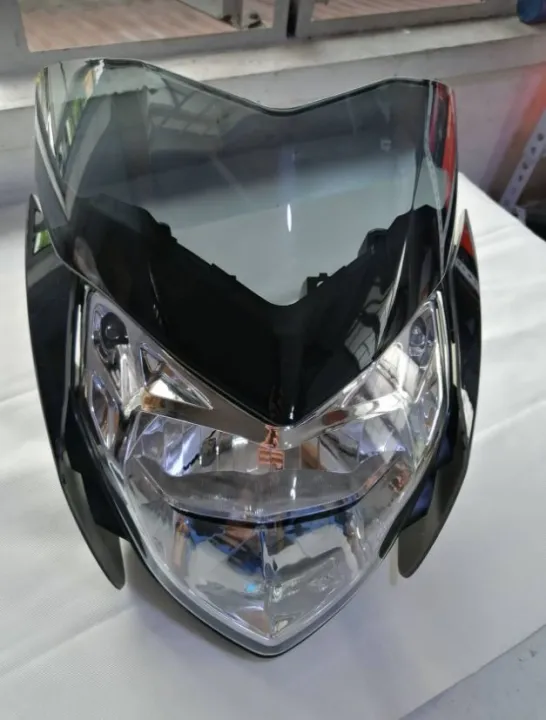 Headlight Assy Rouser 135 Motorcycle. Black. color | Lazada PH