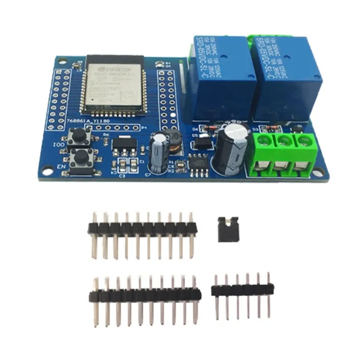 ESP32 Development Board DC5-60V Power Supply Wifi Relay Module ESP32-WROOM Development Board ...