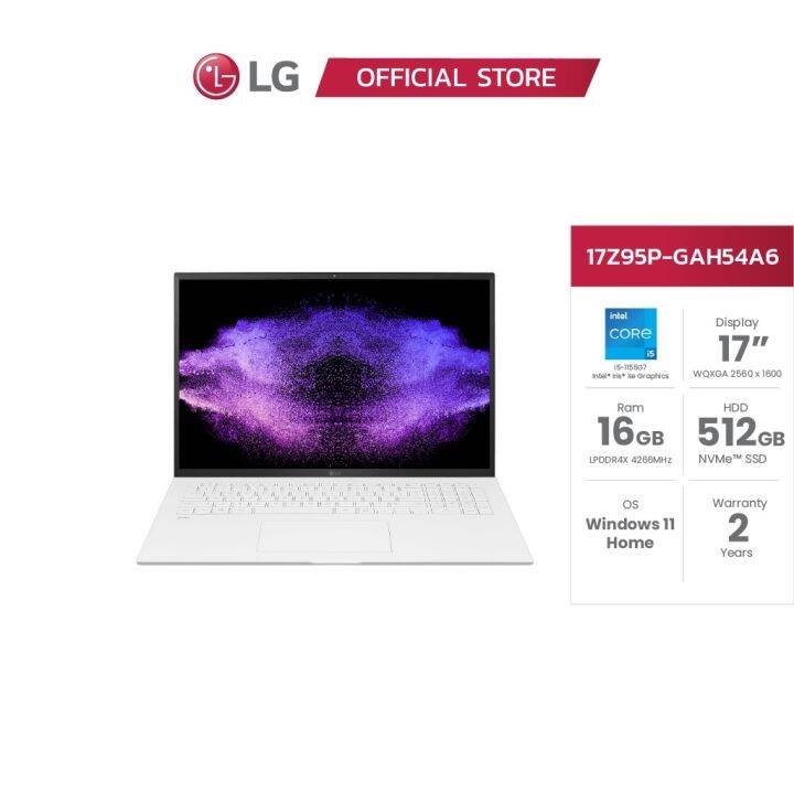 ♠LG Notebook (โน๊ตบุ๊ค) gram 17 Ultra-Lightweight and Slim Laptop Intel Core i5-1155G7 16GB ...