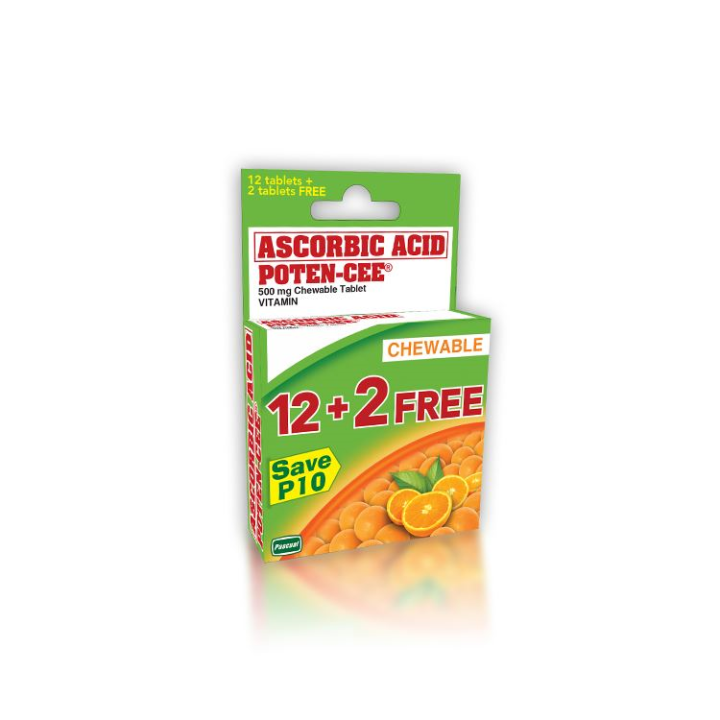 POTEN-CEE CHEWABLE 12+2 Promo Pack | Lazada PH