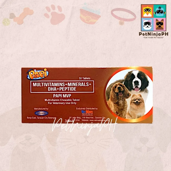 Papi MVP Chewable Tablet for Dogs and Cats | Lazada PH