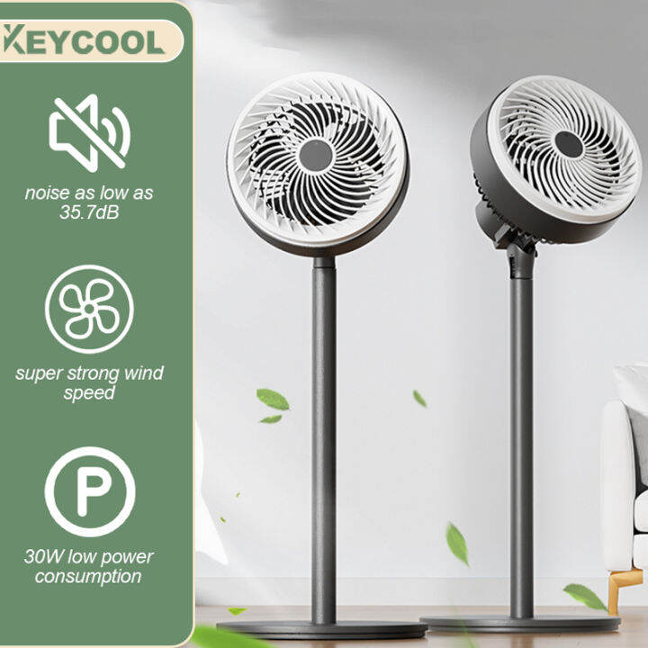 KEYCOOL electric fan stand fan air circulator fan 5-blade floor fan 3 ...