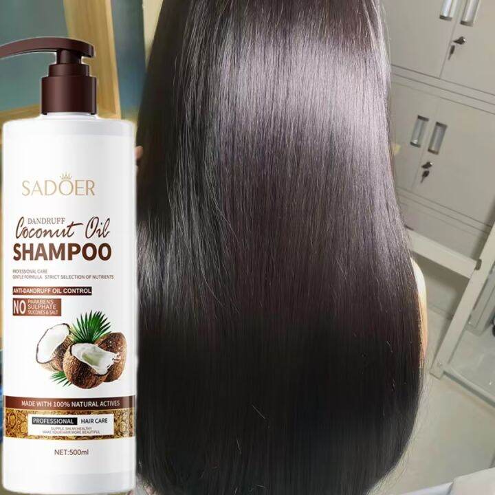 500ml Coconut Flavor Shampoo Oil Control Shampoo Repair Smooth Shampoo ...