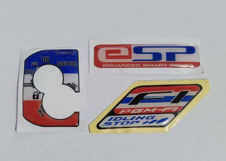 Asesoris Motor-stiker Timbul 3in1 - Setiker Timbul Resin Rumah Kunci ...