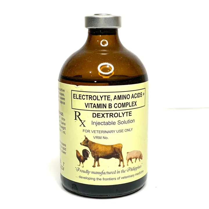 [FCR AGRIVET] DEXTROLYTE 100 ml (ELECTROLYRE, AMINO ACIDS + VITAMIN B ...