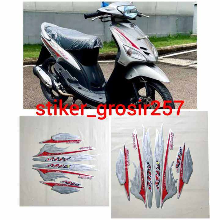 Stiker Sticker Striping Les Lis Bodi Yamaha Mio Sporty Tahun 2006 Mio ...
