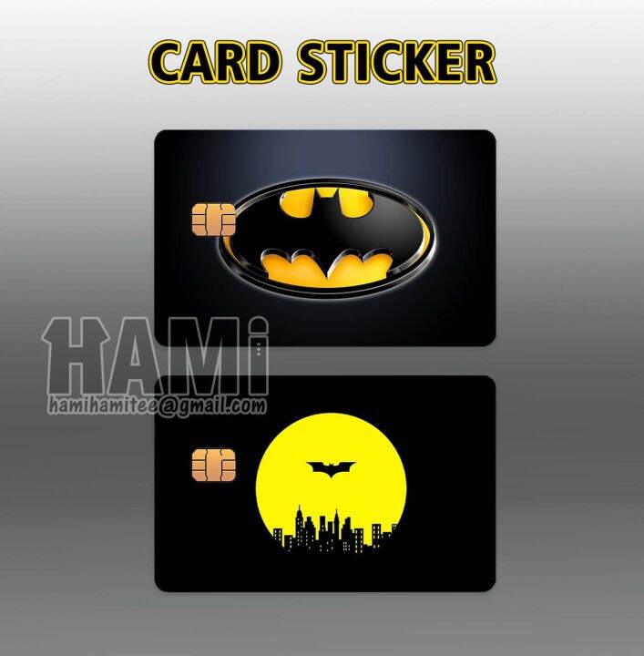 BATMAN TOUCH N GO CARD STICKER COVER - BATMAN TNG STICKER - BATMAN ...