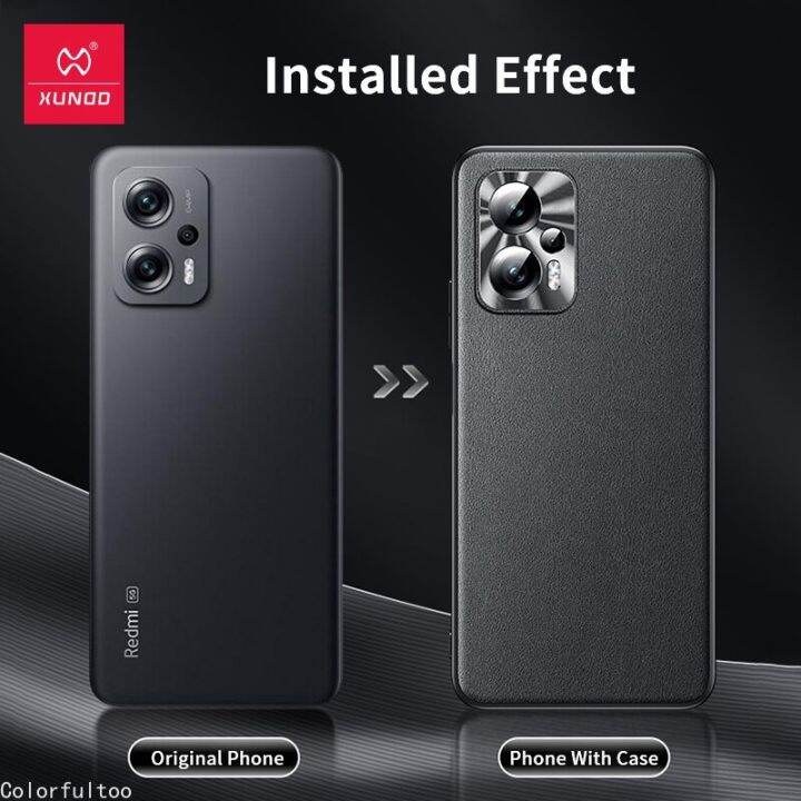 For Xiaomi 13T Pro 13 T 13TPro Xiaomi13T 5G Luxury Leather Phone Case Metal Camera Lens ...