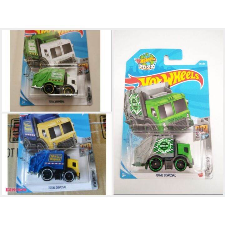 HIJAU Diecast Hot Wheels MATCHBOX garbage KING MBX TOTAL DISPOSAL ...