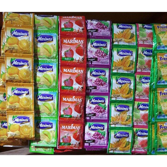Marimas Minuman Instant Serbuk Aneka Rasa ( 1 Renceng=10Sachet ...