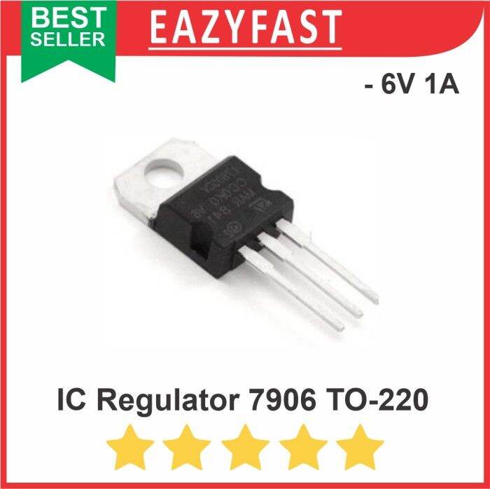 IC Regulator L 7906 CV 6 V Volt 6V 1A 1 A L7906 L7906CV LM7906 DIP ...