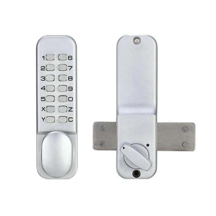 Waterproof Mechanical Digital Door Lock Push Button Keypad Keyless Code ...