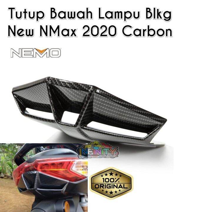 COVER BAWAH LAMPU BELAKANG NEW NMAX 2020 TUTUP BAWAH STOPLAMP YAMAHA ...