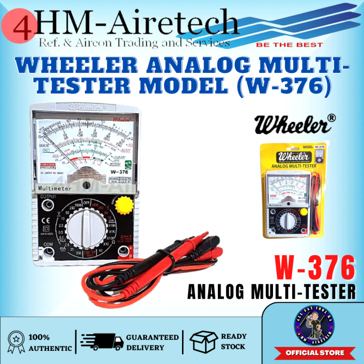 4HM Wheeler Analog Multi-Tester Model W-376 | Lazada PH