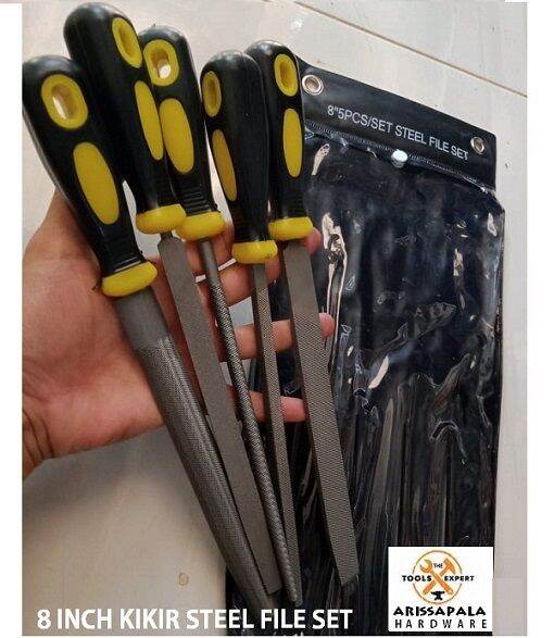 KIKIR BESI PENGASAH 5 PCS STEEL FILE SET 8 INCH | Lazada Indonesia