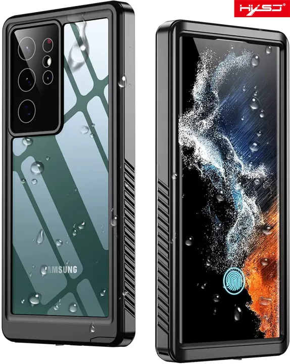 For Samsung Galaxy S22 Ultra Case Waterproof, Built in Screen Protector ...