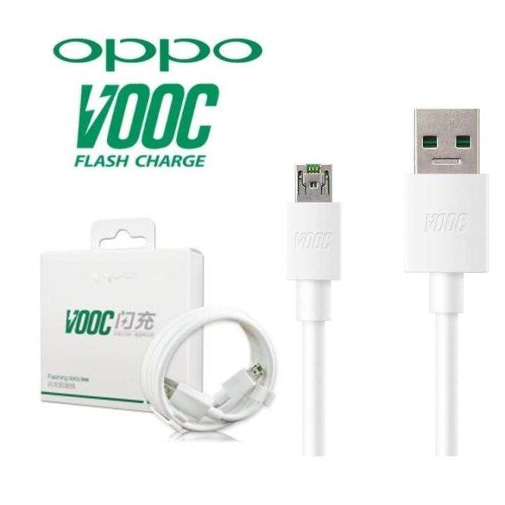 KABEL / CABLE DATA OPPO/REALME VOOC FLASH V8/MICRO DAN TYPE C | Lazada ...