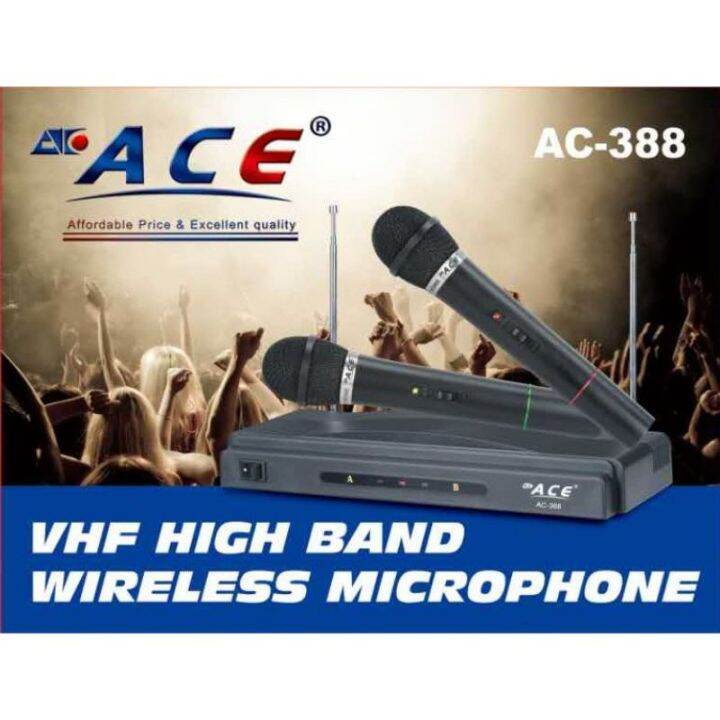 Ace AC-388 Wireless Microphone | Lazada PH