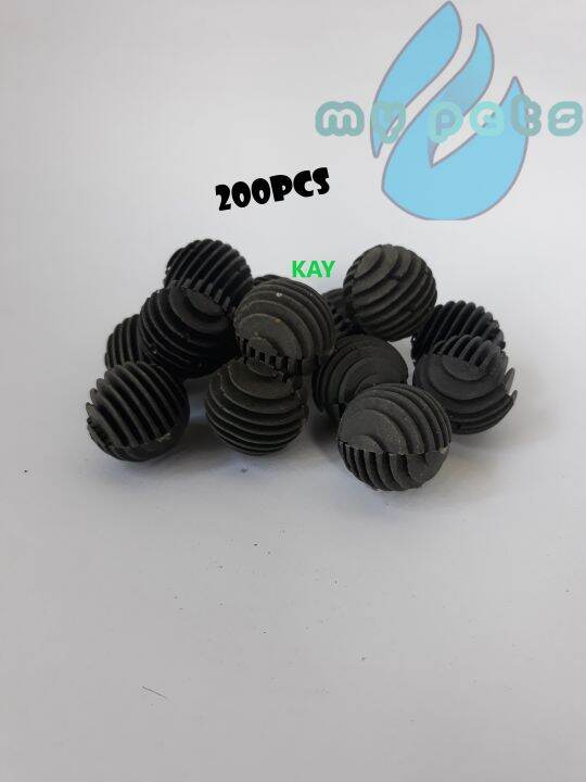 BIOBALL MEDIA FILTER AQUARIUM / RUMAH BAKTERI ISI 200 PCS | Lazada ...