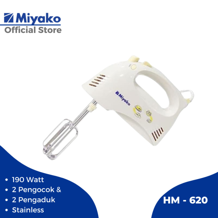 Hand Mixer Miyako HM 620 Mixer Tangan Miyako 620 Mixer Pengaduk Adonan ...