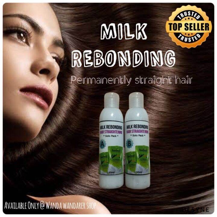 MILK REBONDING SET (A B) SOLO PACK 100ml each bottle - AUTHENTIC BREMOD ...