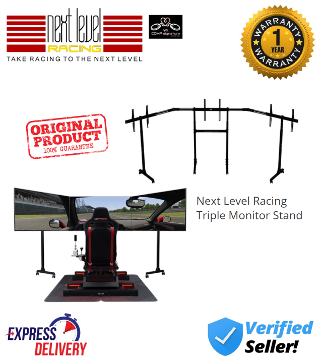 NEXT LEVEL RACING Triple Monitor Stand - NLR-A010 | Lazada