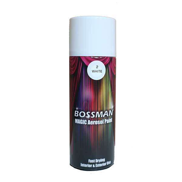 Bossman Magic Aerosol Spray Paint White (No.2) 400ml | Lazada