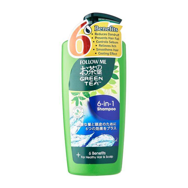 FOLLOW ME Green Tea Shampoo - 6-In-1 - 650ML (Laz Mama Shop) | Lazada ...