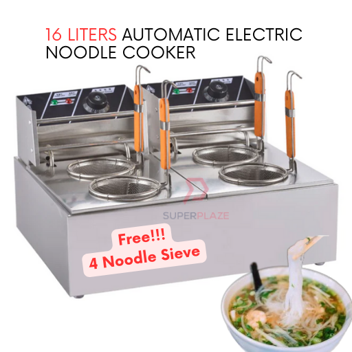 16 Liters Automatic Electric Noodle Cooker Ramen Oden Multi Purpose ...